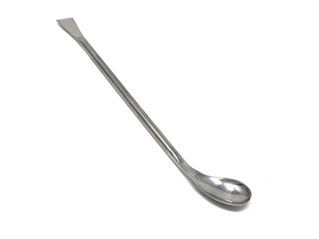 7" Double Sided Double-sided Multi-purpose Spoon Spatula, Angled Left ...