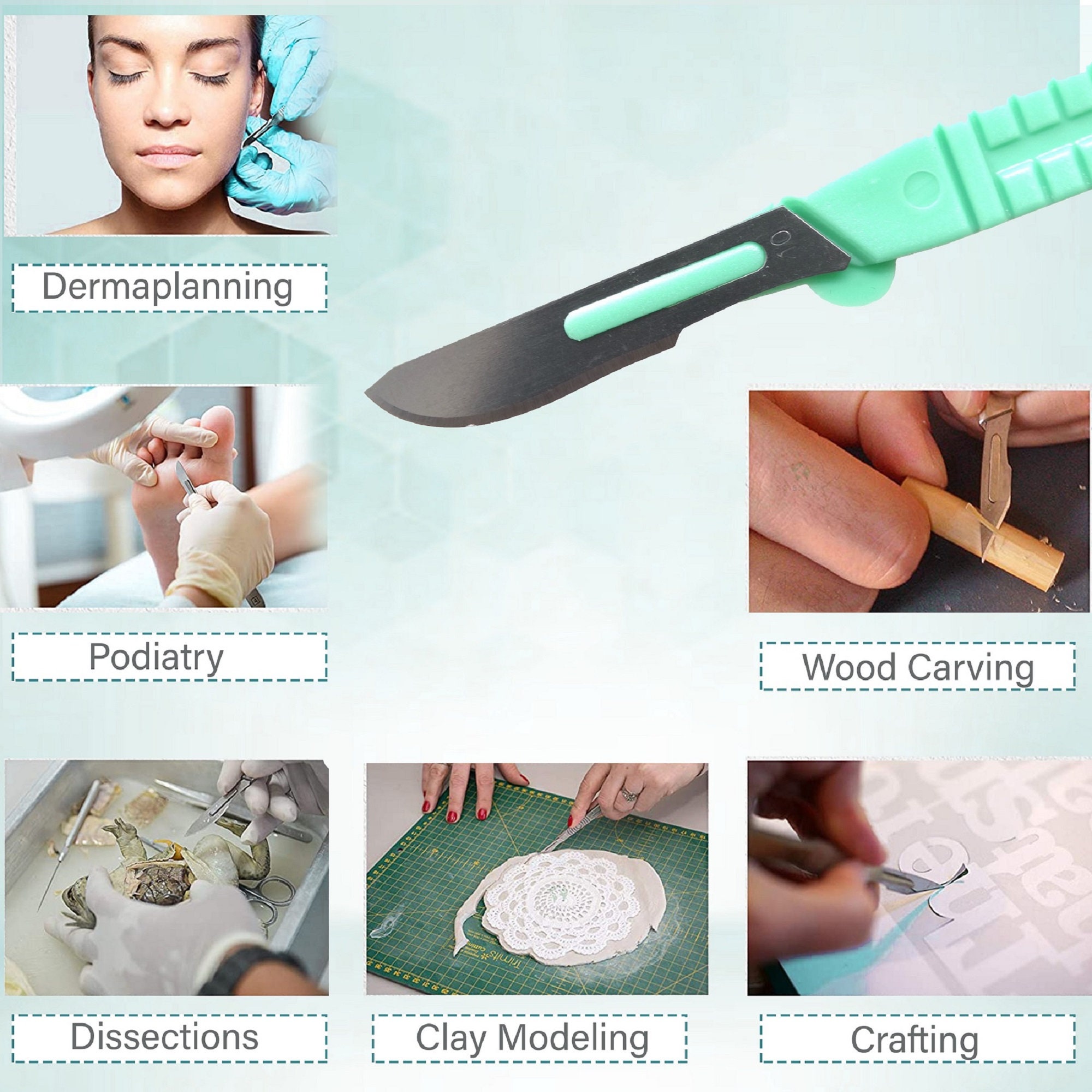 10 / Pack of Disposable Scalpels 10 for Crafting - Etsy