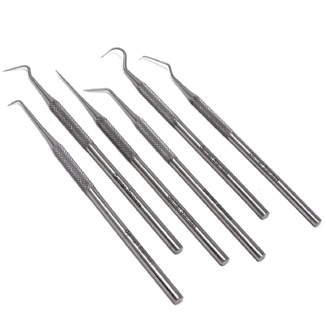 6 Assorted Cookie Needles | Fondant Texturing | Scribe Tools | Gift for ...