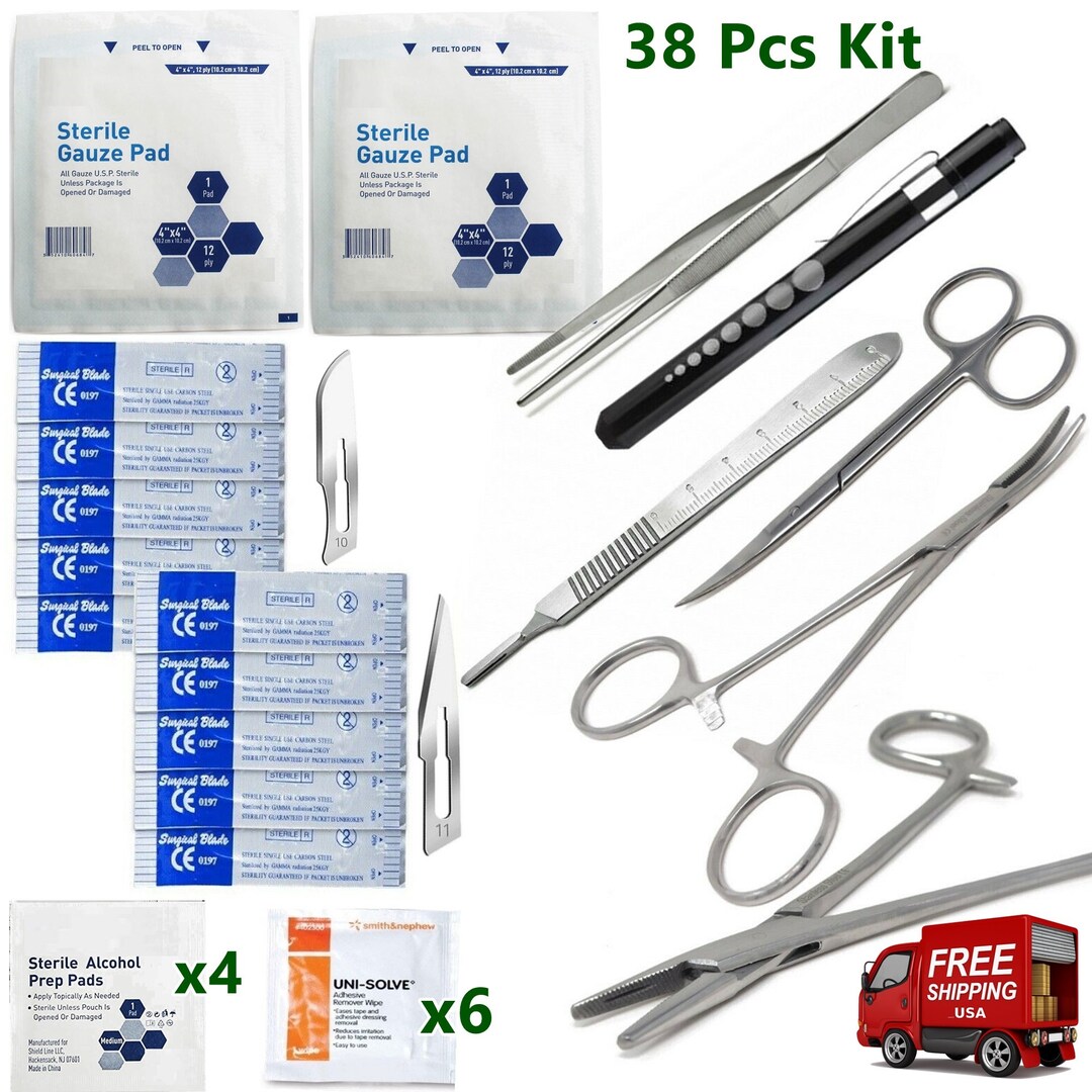 Emergency Preparedness Scout Trip Exploring 38 Pcs Trauma Survival Kit ...