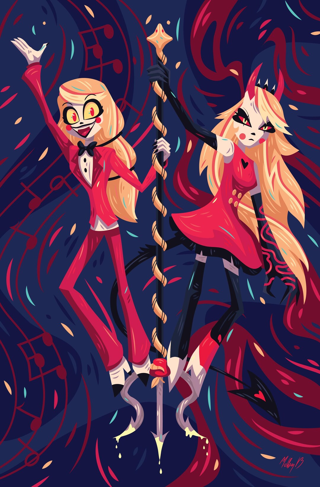 Hazbin Hotel Charlie Poster - Etsy