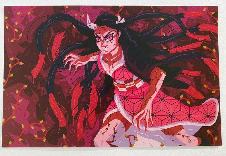 Demon Slayer Nezuko Poster - Etsy
