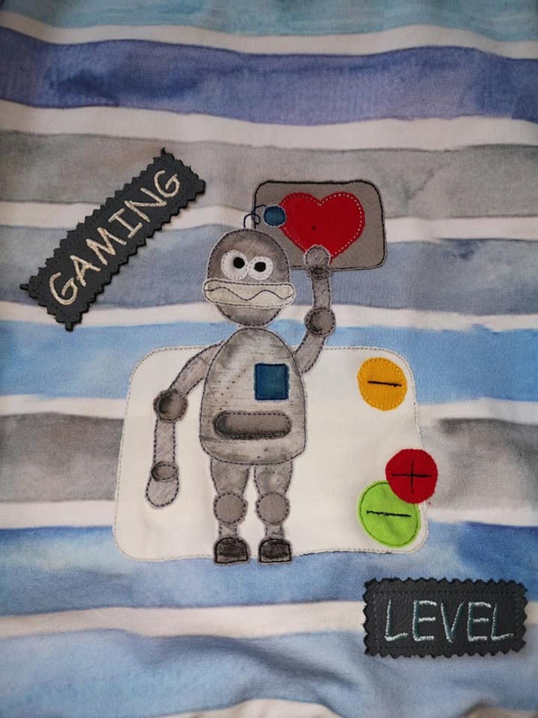 Robot Tom Doodle Embroidery File - Etsy