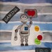Robot Tom Doodle Embroidery File - Etsy