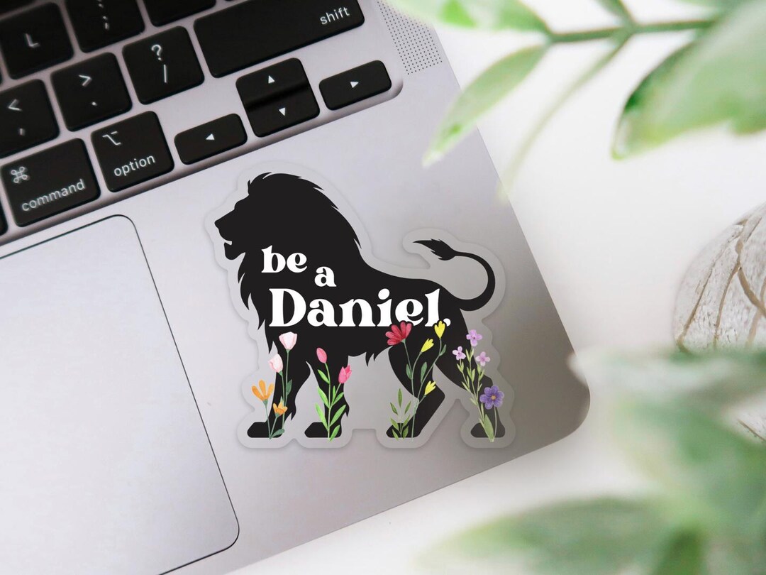 Be a Daniel Christian Sticker - Aesthetic Bible Verse Sticker - Daniel ...