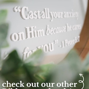 Bible Verse Mirror Decal - Made in the Image of God - Christian ...