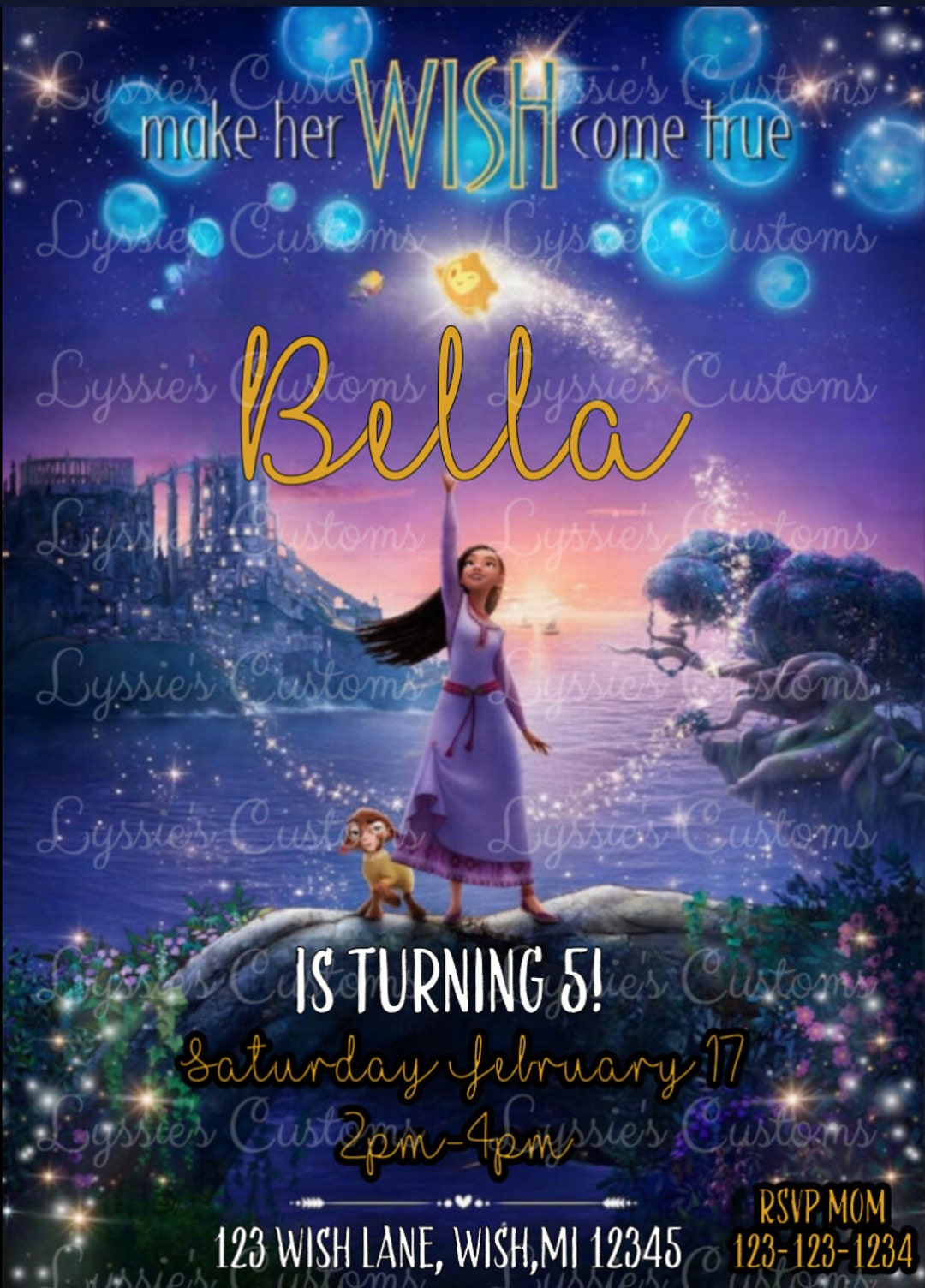 Wish Invitation - Etsy