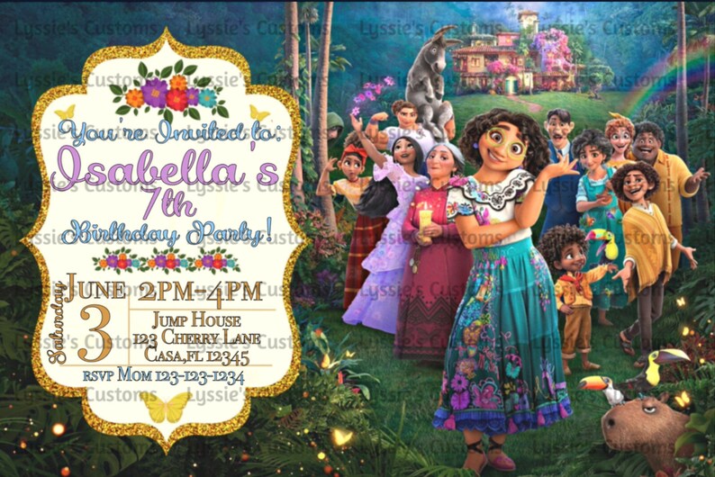 Encanto Birthday Invitation - Etsy
