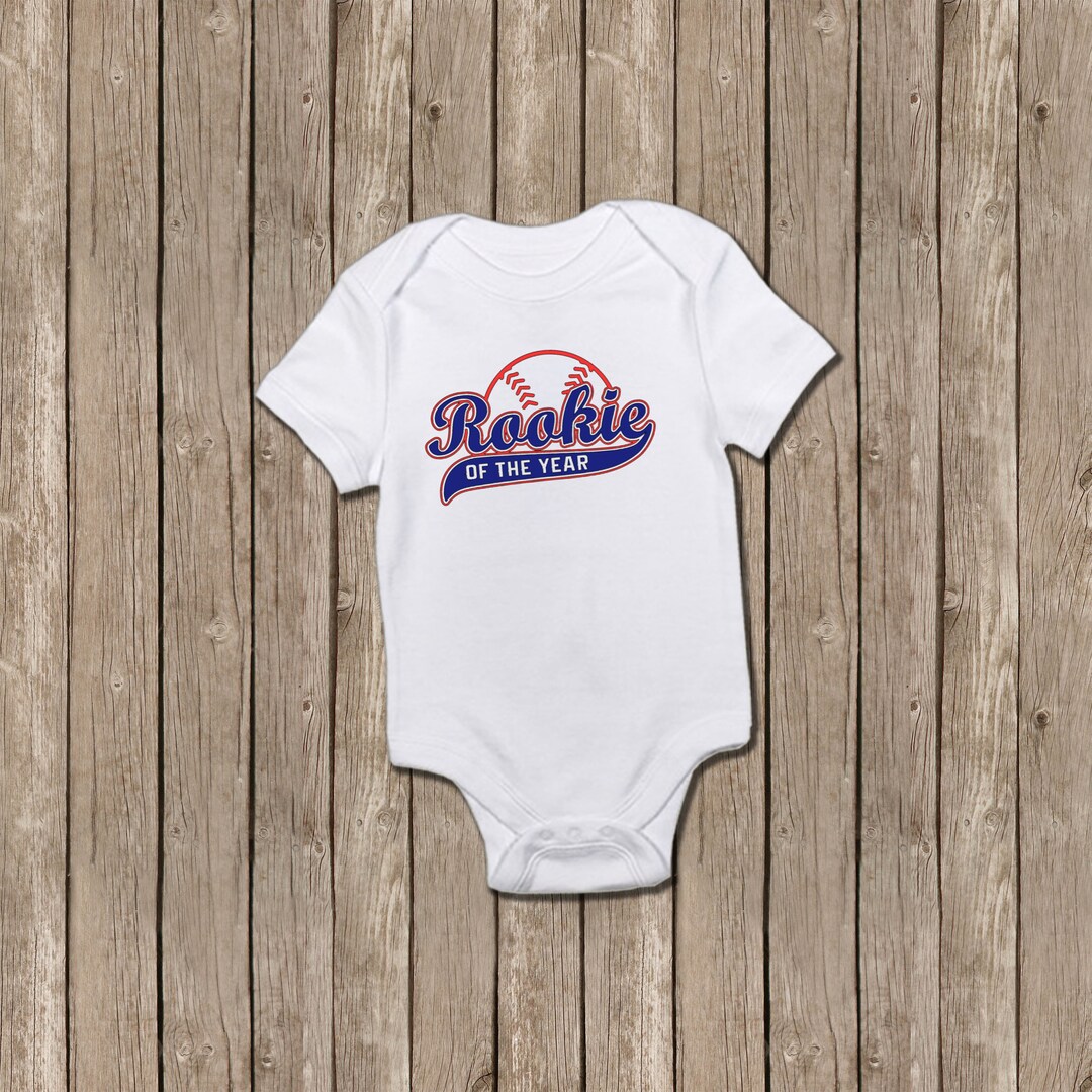 Rookie of the Year Baseball Baby Bodysuit: Baseball Fan Gift - Etsy