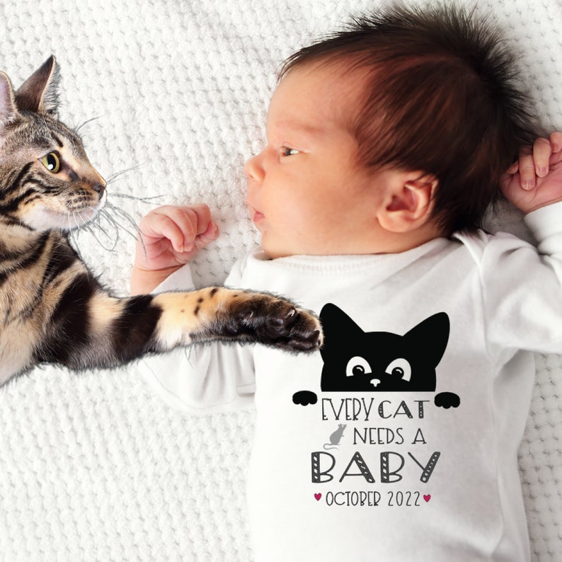 Every Cat Needs a Baby Surprise Pregnancy Announcement - Etsy