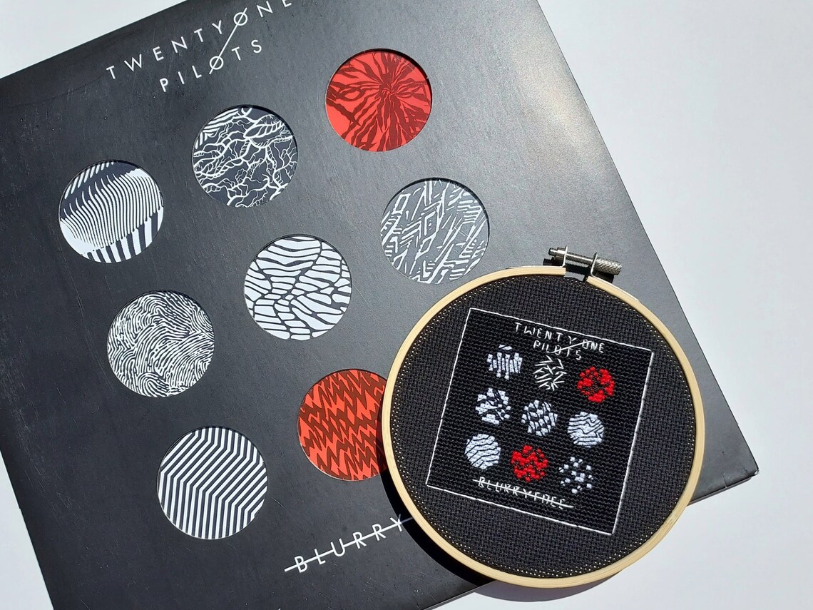 Blurryface - Twenty One Pilots Album Cross Stitch Pattern - PDF Only - Etsy