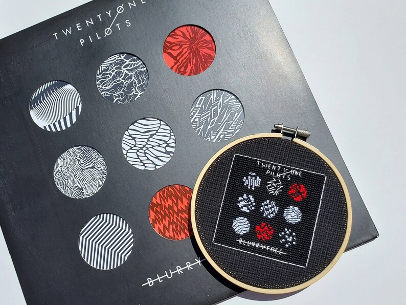Blurryface - Twenty One Pilots Album Cross Stitch Pattern - PDF Only - Etsy