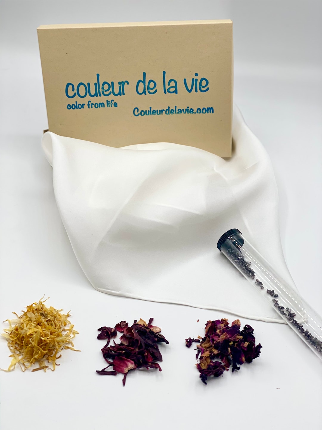 DIY Silk Bandana Scarf Dye Kit, DIY Natural Dye Kit, Scarf, DIY Craft ...