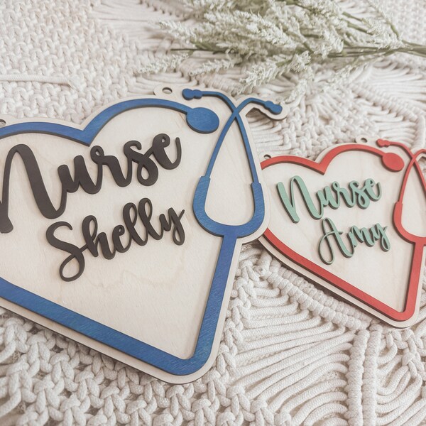 Personalized Nurse Door Plaque - Etsy