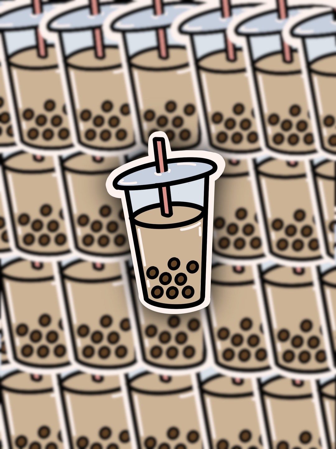 Boba Milk Tea Sticker - Etsy