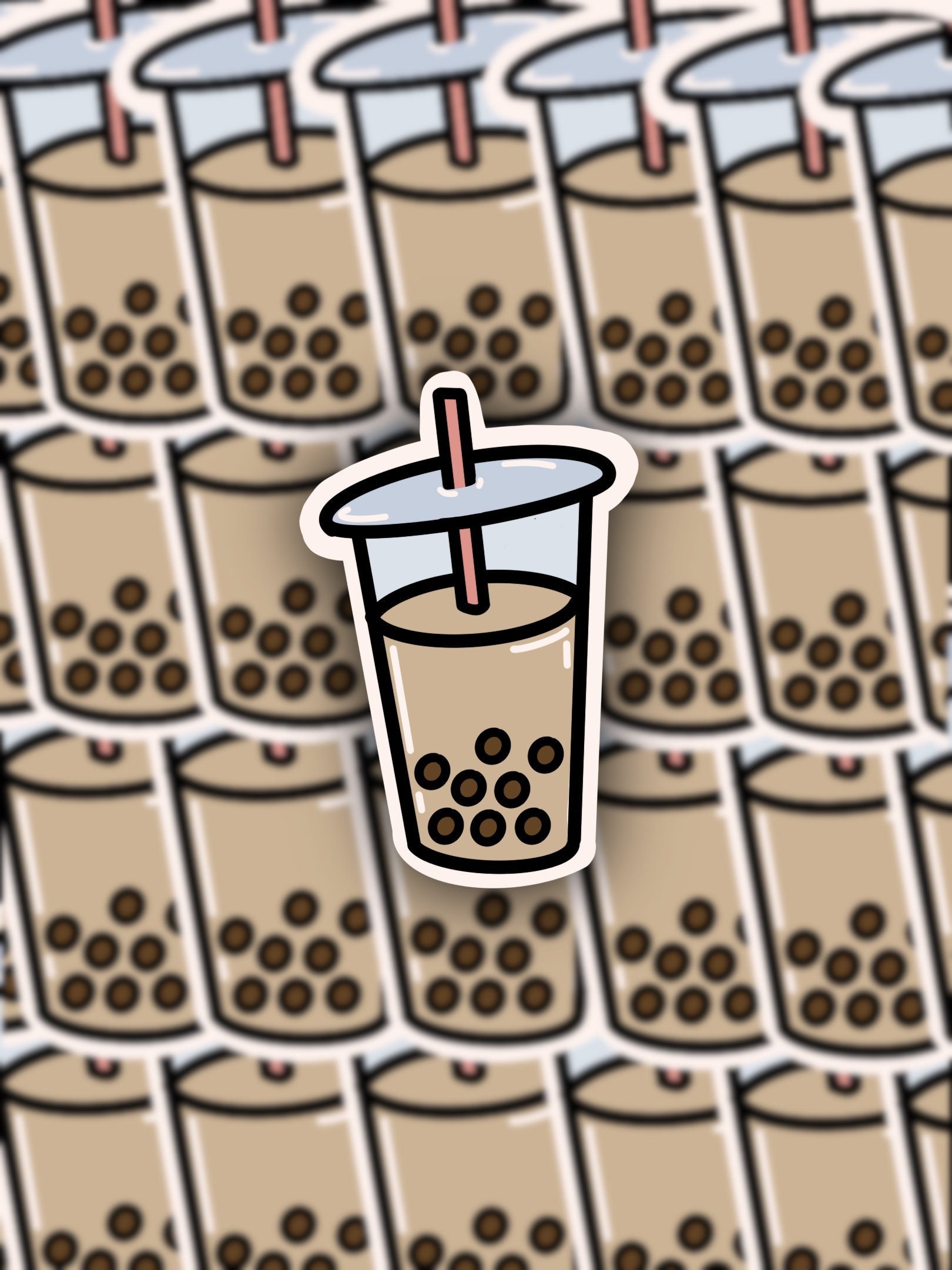 Boba Milk Tea Sticker - Etsy