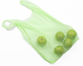 Shopper Bag in Hot Pink. Tulle Bag. Transparent Bag. Shopping Bag. Mesh ...