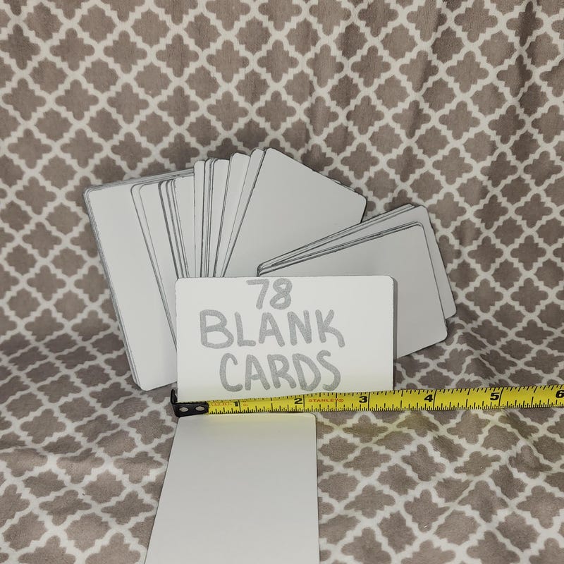 Blank Tarot - Etsy