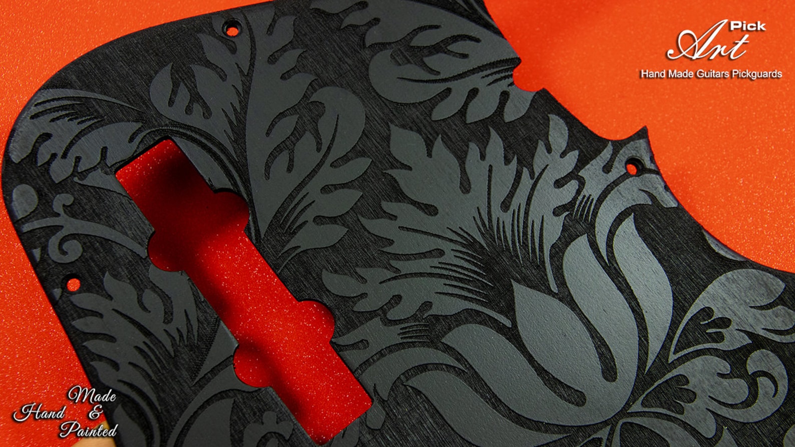 Fender Jazz Bass Pickguard Black & Control Plate – SET - Engraved ...