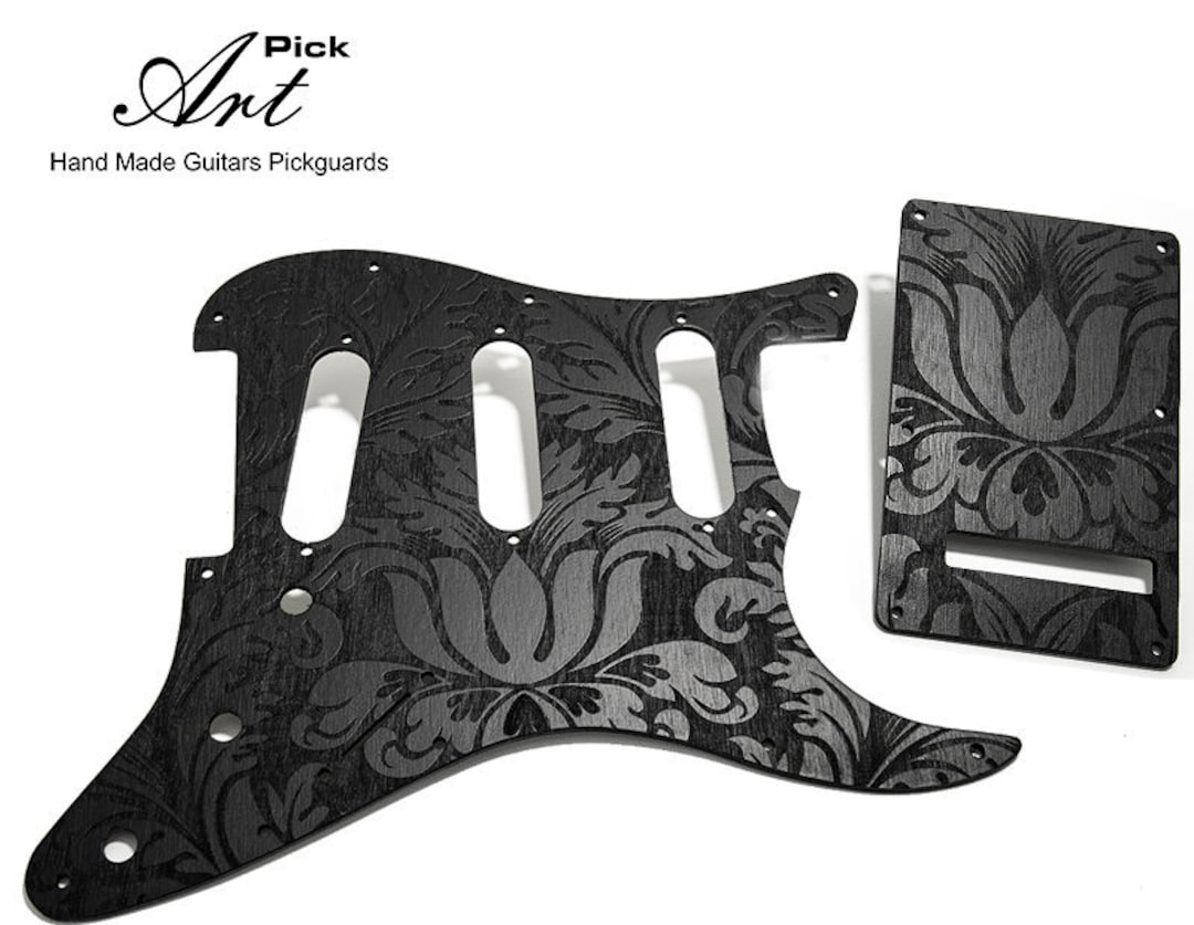Stratocaster Strat Pickguard SSS 8 or 11 Holes & Backplate Tremolo ...
