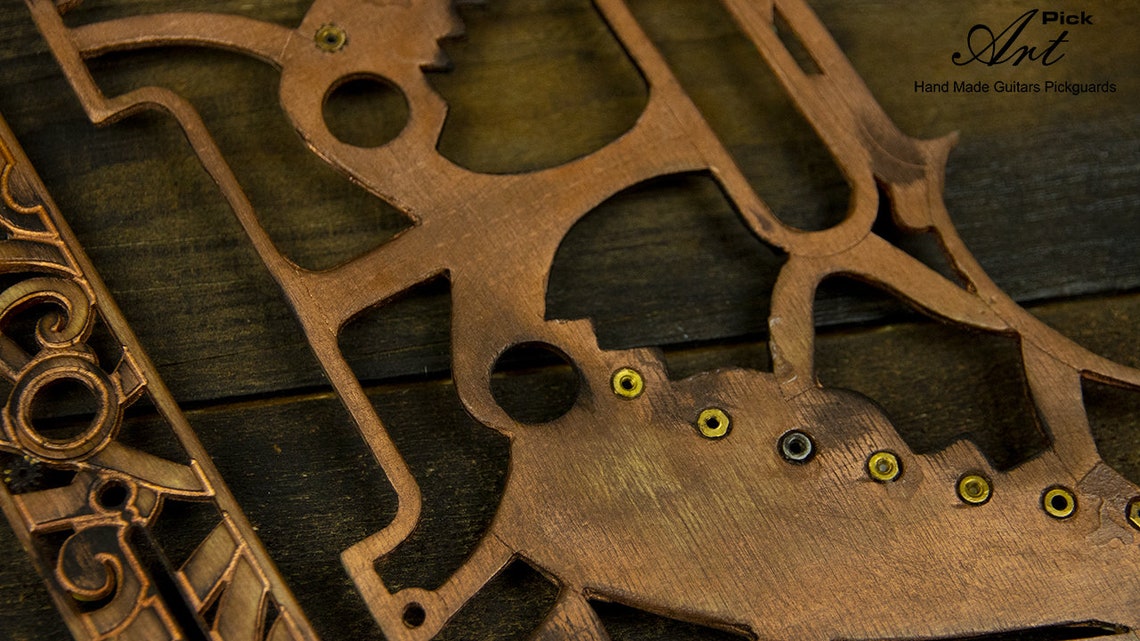 Engraved Telecaster Pickguard & Control Plate SET Handmade | Etsy