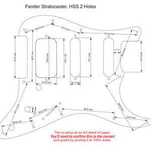 Stratocaster Professional II Pickguard HSS Strat Pickguard Set-of-2 Gun ...