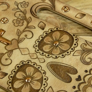 Engraved Telecaster Pickguard & Control Plate Hand Painted + Gilded ...