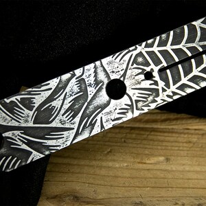 Engraved Aluminum Telecaster Pickguard Silver-black Tattoo Skull Roses ...