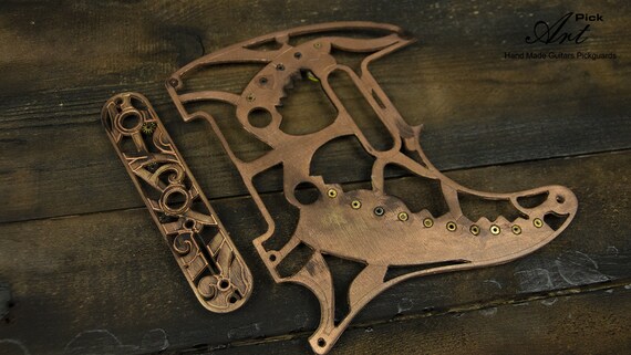 Engraved Telecaster Pickguard & Control Plate SET Handmade - Etsy