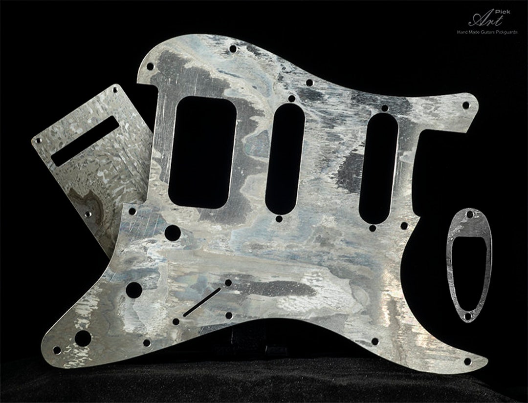 Distressed Aluminum Stratocaster Professional II Pickguard HSS - Etsy