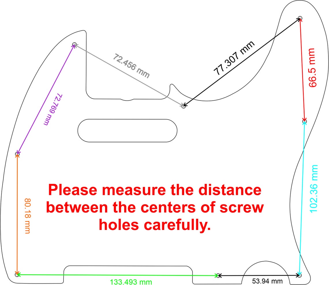 Engraved Telecaster Pickguard & Control Plate SET Handmade | Etsy