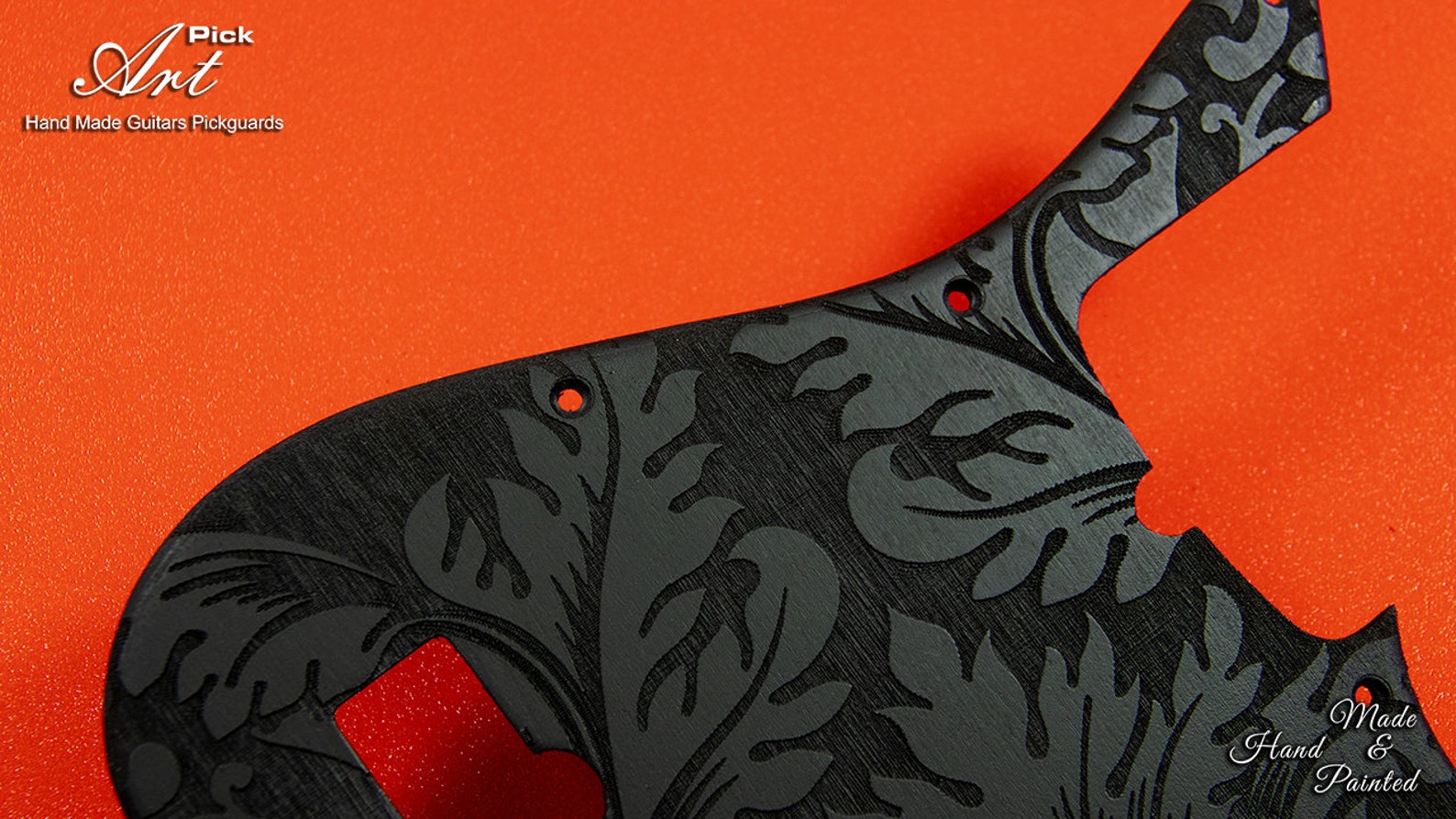 Fender Jazz Bass Pickguard Black & Control Plate – SET - Engraved ...