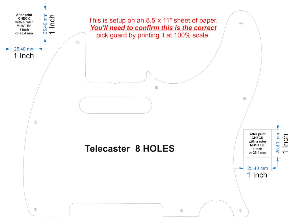 Engraved Aluminum Telecaster Pickguard & Angled Control Plate - Etsy