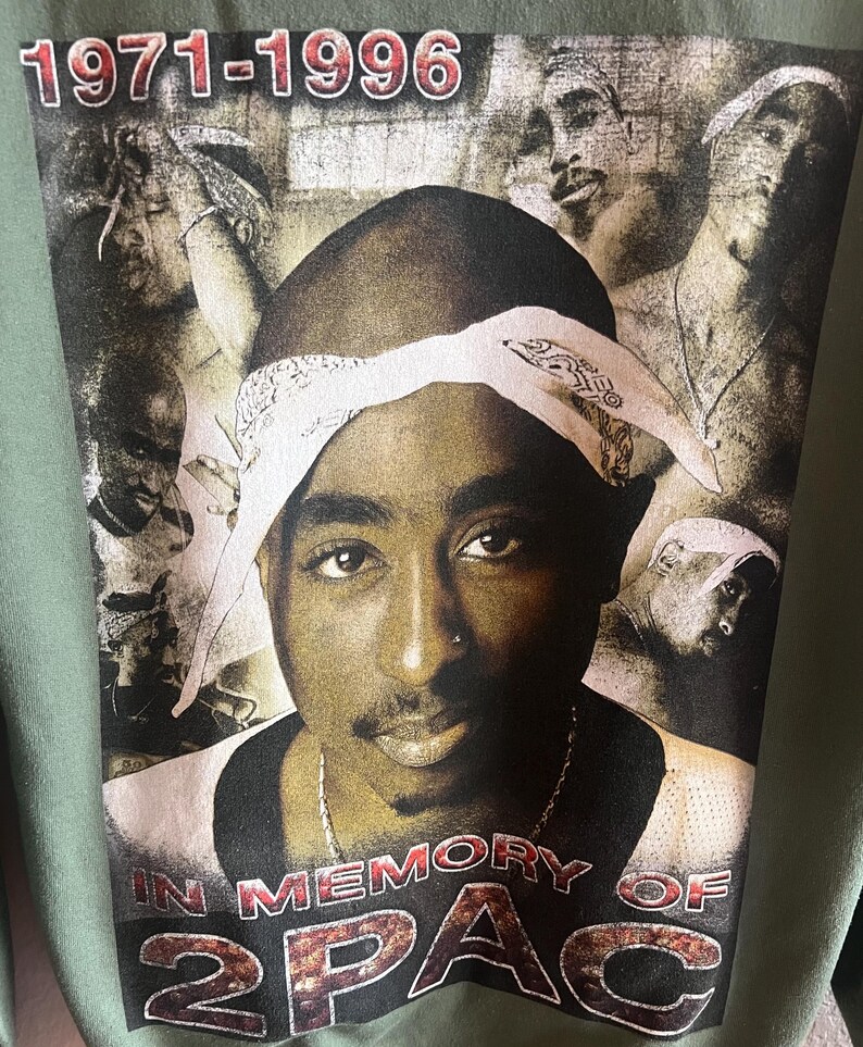 2pac - Upcycled Hoodie - Etsy