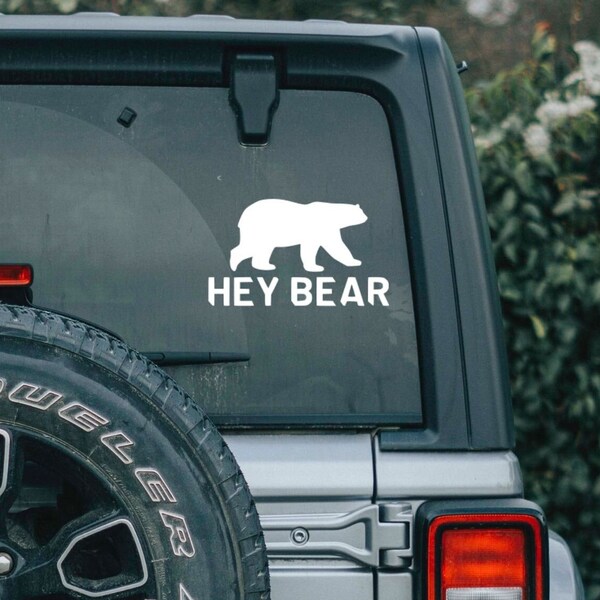 Hey Bear Stickers - Etsy
