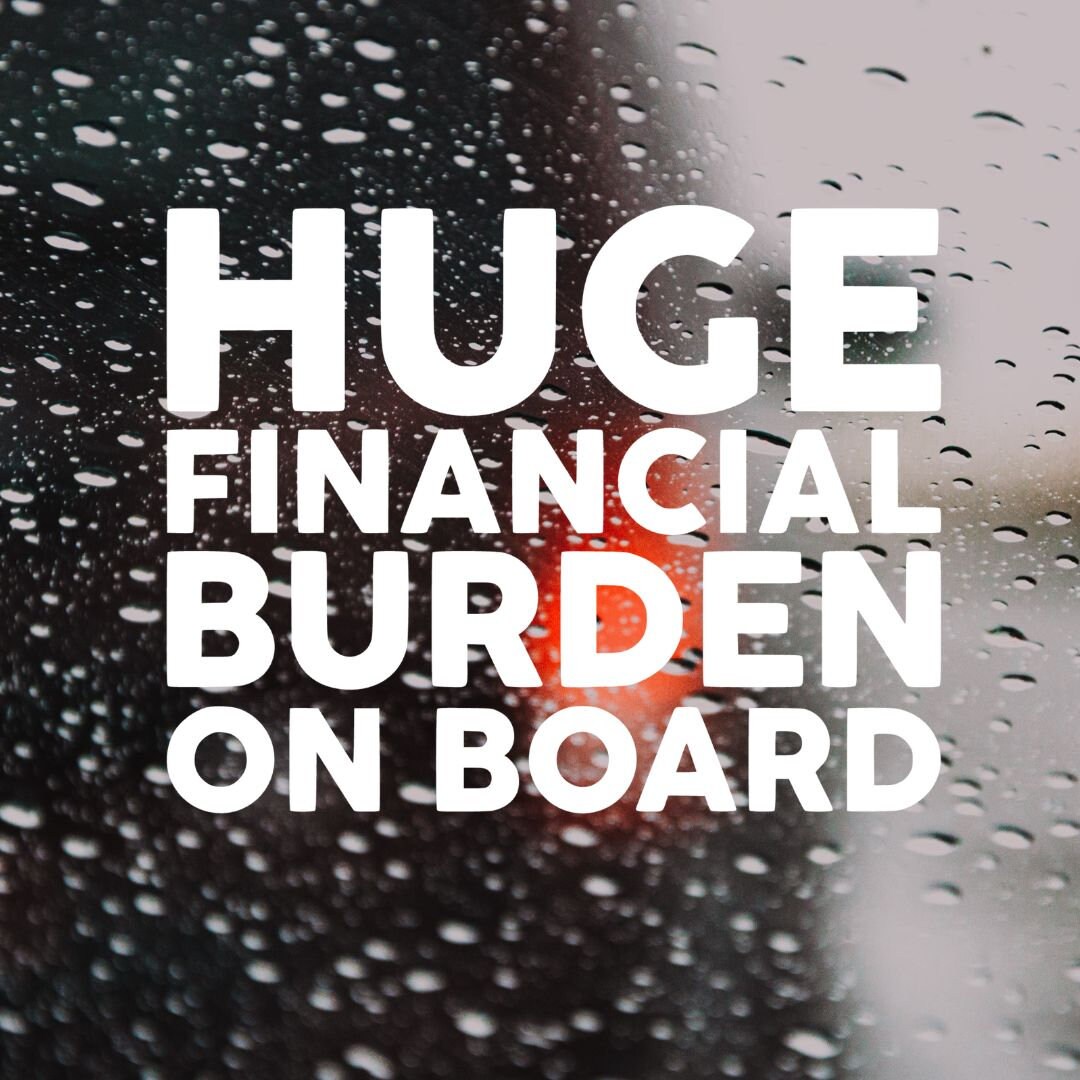 Huge Financial Burden on Board Car Decal / Bumper Sticker / New Parent ...