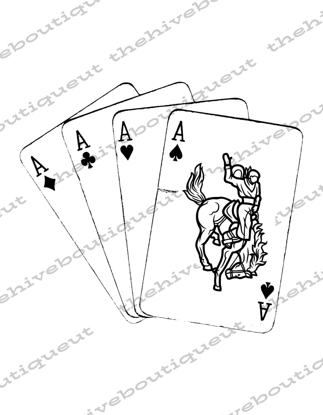 Cowboy Poker PNG/SVG - Etsy