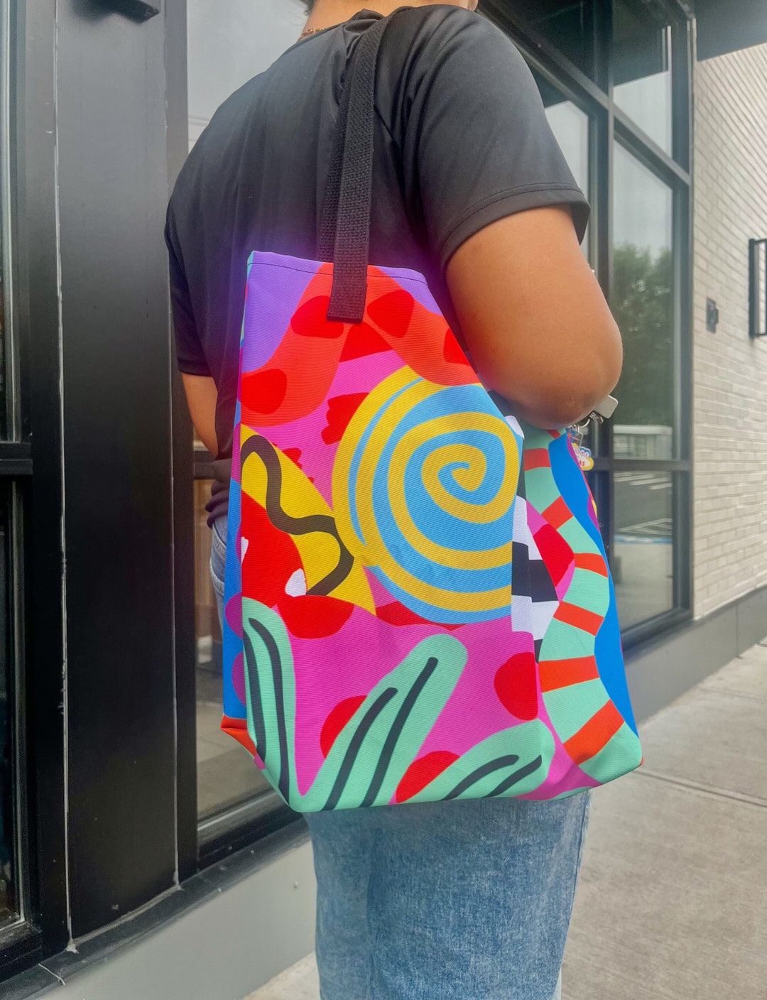 Whimsical Tote Bag, Wildflower Tote Bag,floral Botanical Tote,mothers ...