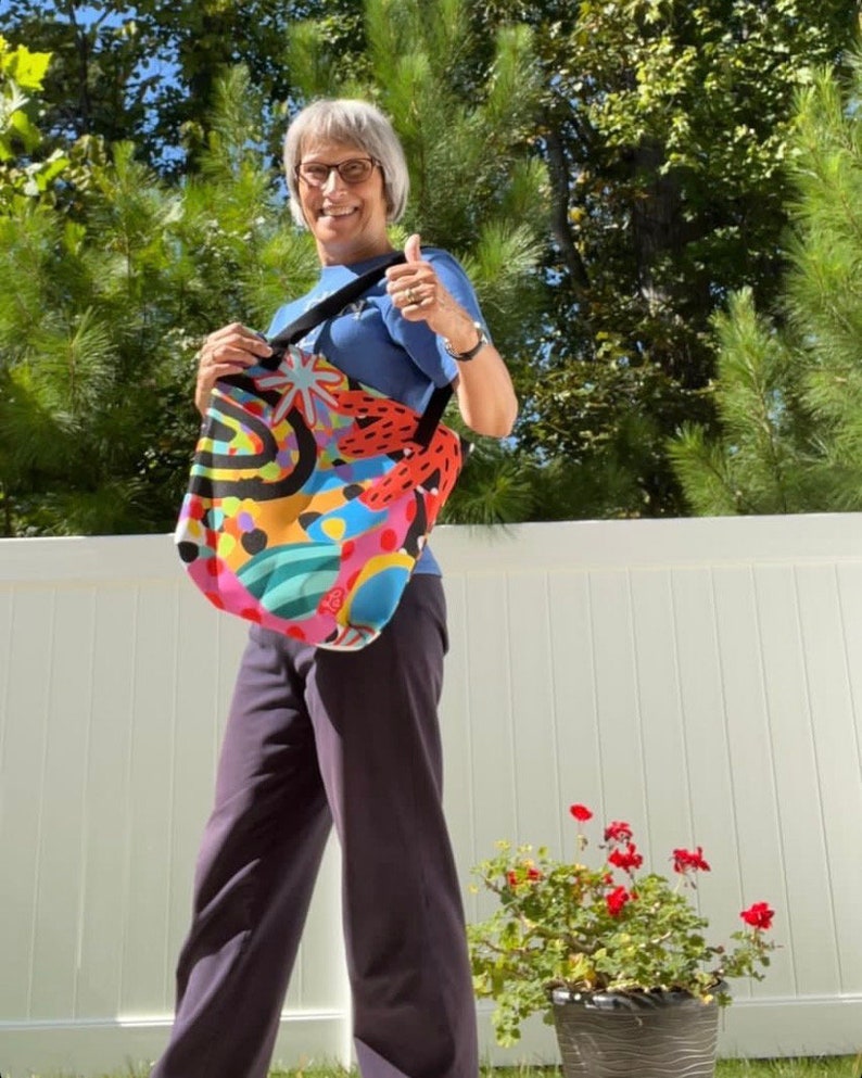 The Gozo “joy” Tote Bag | Tote Bag for Women | Colorful Bold Tote Bag ...