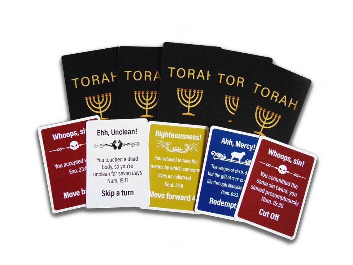 Promised Land Journey™ Bible Board Game & Cards - Passover Game Sabbath ...