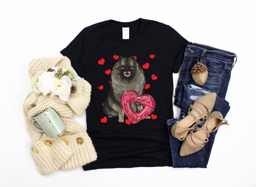 Keeshond, Keeshond Shirt, Keeshond Tee, Dog Valentines Day, Valentines ...