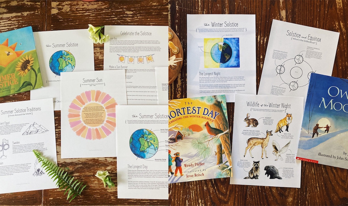 Solstice BUNDLE - Summer and Winter Solstice Unit Study - Etsy