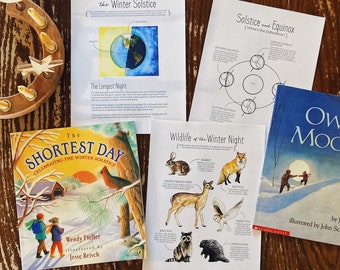 Winter Solstice Mini-unit Study, Winter Learning Activities, Seasonal ...