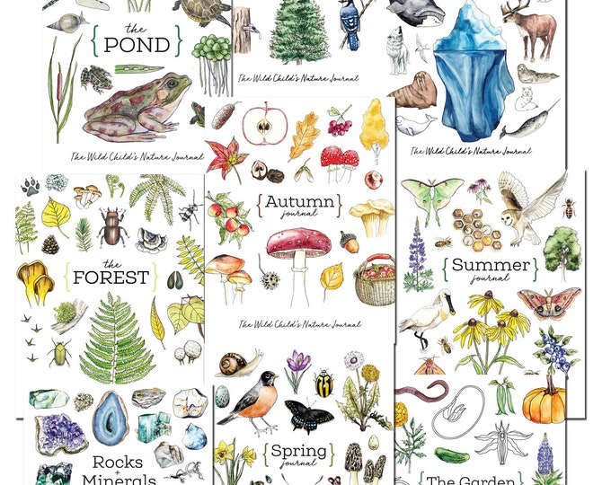 DIGITAL PDF Version - Nature Journal for Kids - 102 Pages - Printable ...
