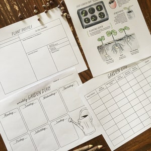 The GARDEN Notebook - Homeschool Printable Nature Study Charlotte Mason ...