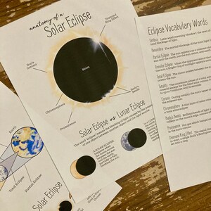 NEW Solar Eclipse Mini Unit Study - Etsy