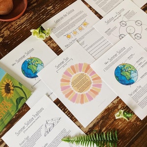 Summer Solstice Unit - Charlotte Mason Unit Study - Etsy