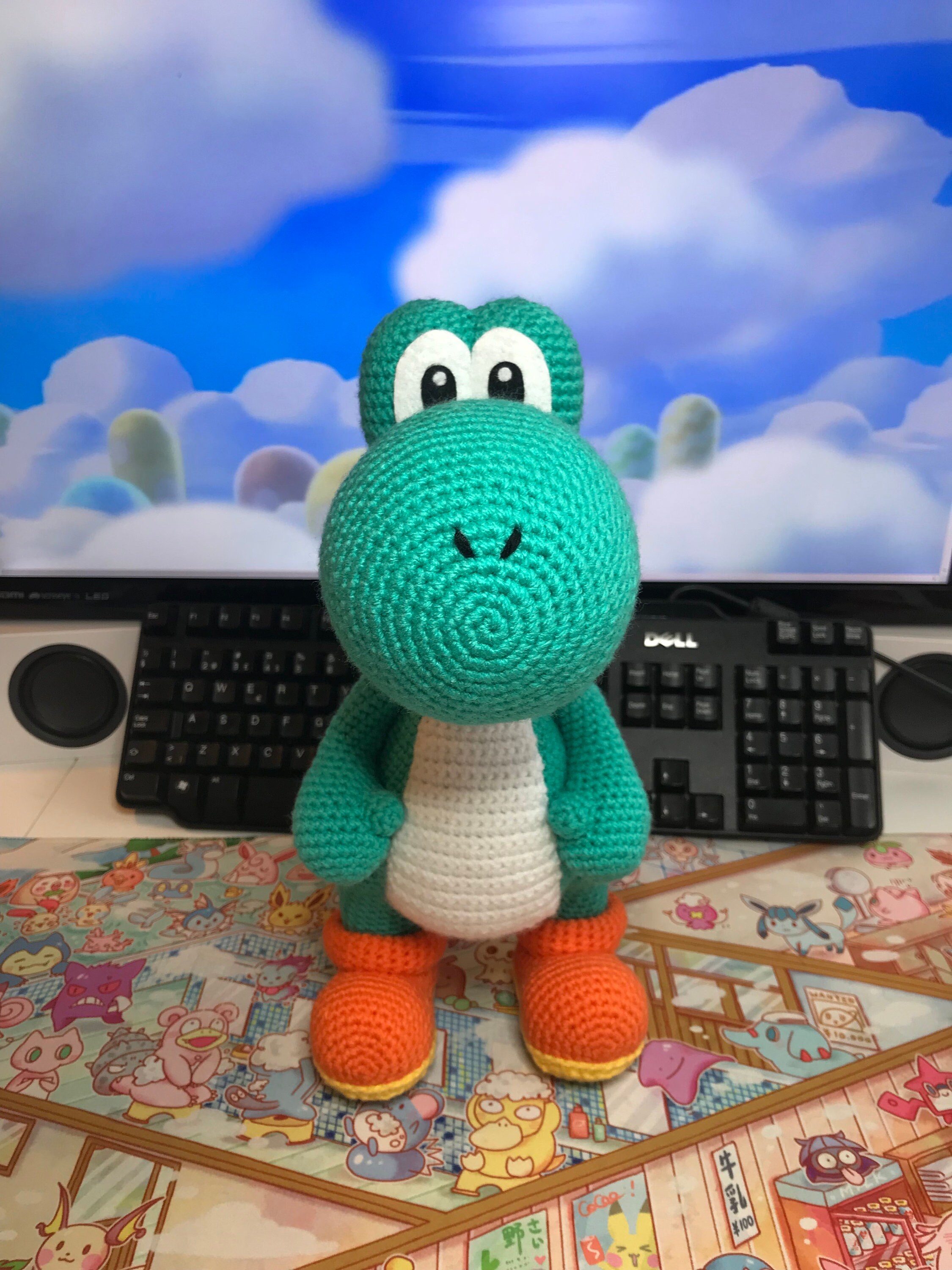 Yoshi Amigurumi - Etsy