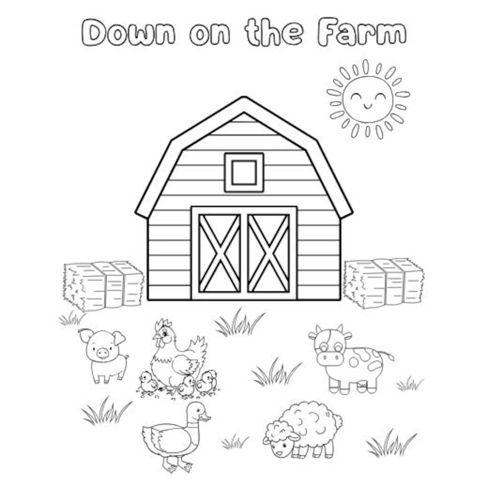 Farm Life Preschool Printable Packet | Farm Animal Worksheets ...