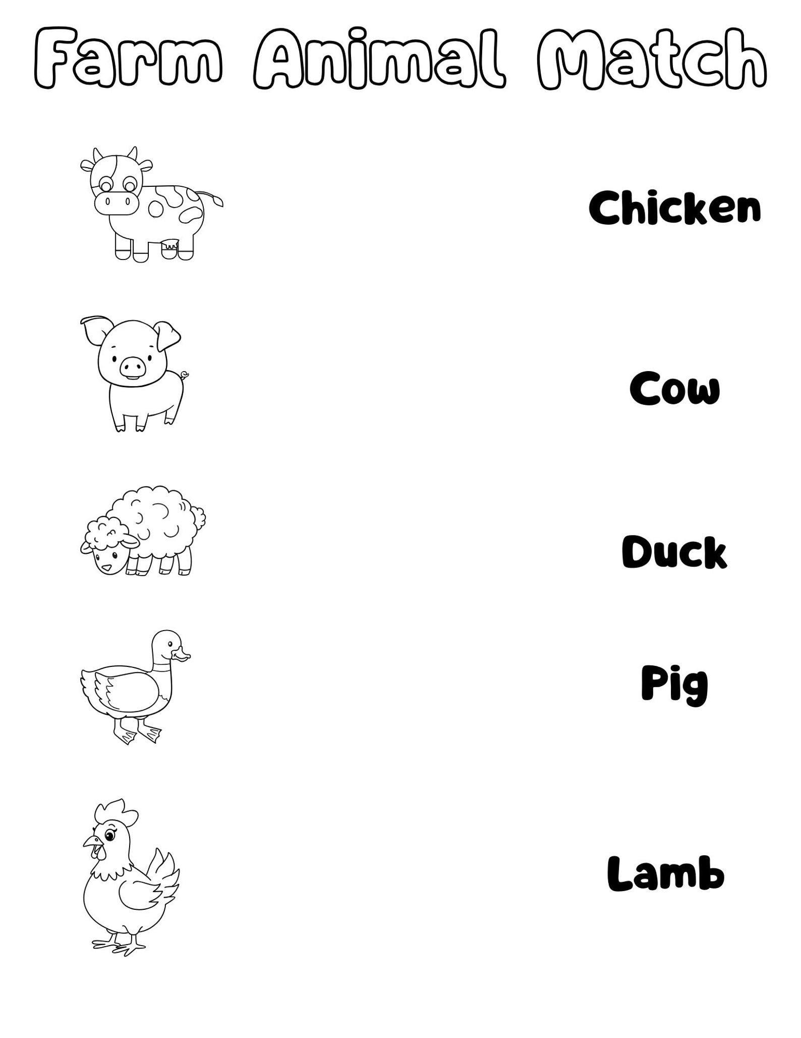 Farm Life Preschool Printable Packet | Farm Animal Worksheets ...